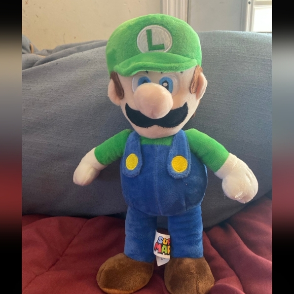 Nintendo | Toys | Nintendo Luigi Plush Toy Green And Blue Stuffed ...